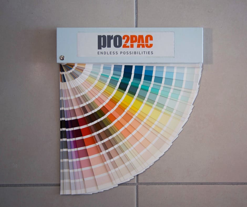 Choose From Our Full Range Of Finishes And Colours - Pro 2 Pac